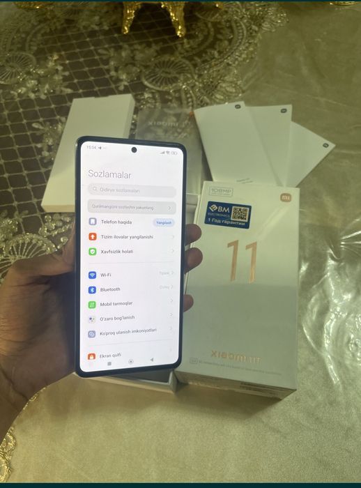 Xiaomi Mi 11T 5G\\n8+8/128Gb \\nholati ideal\\nkarobka dakument bor\\naybi yoq