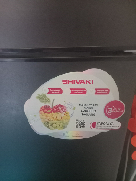 Shivaki 219 litrlik haladelnik