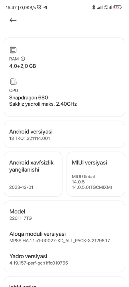 Redmi note 11 sotiladi