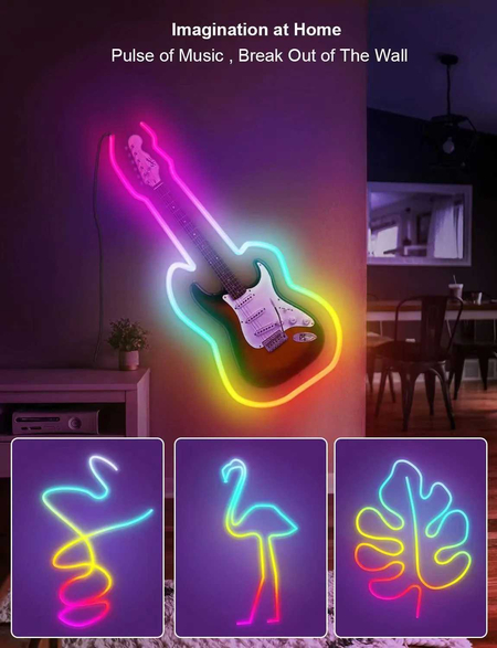 Адресный RGB неон, NEON лента на 24 вольт