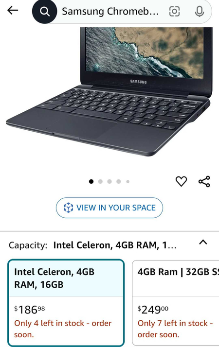 Samsung Chromebook 3  11.6