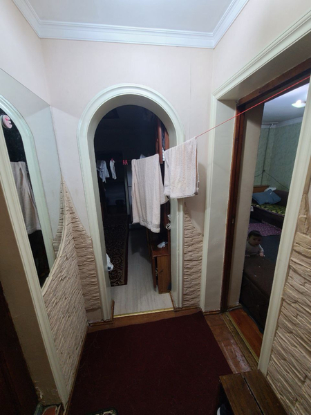 1 ком переделанный 2х ком, душевой вариант  5 этаж,кирпич