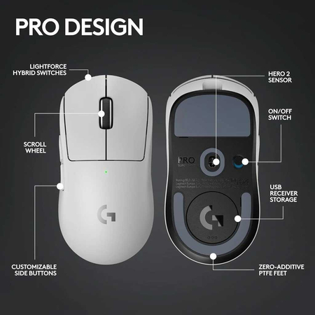 Беспроводная Мышь Logitech pro x SuperLight 2 solfy/ uzum nasiya