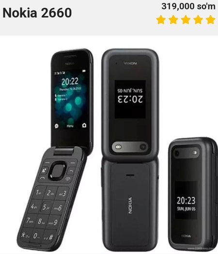 Nokia 2660 knopkali 

Хурматли мижозлар яна бир янгилигимиз келди

Дун