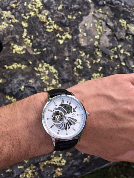 Sewor Automatic Mexanika soat chasi watch часы