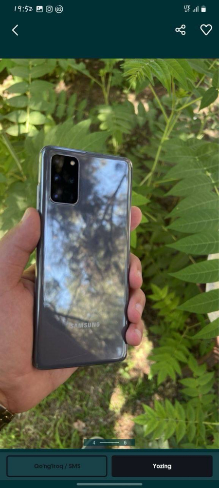 Samsung s20+ 5g.