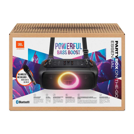 Портативная колонка JBL Partybox On-The-Go (с двумя микрофонами)