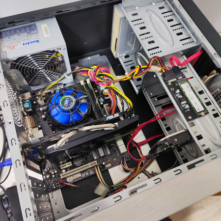 Stol kompyuteri, intel i5, DDR3 8gb, ASUS GTS450, SSD 128gb, HDD 500gb