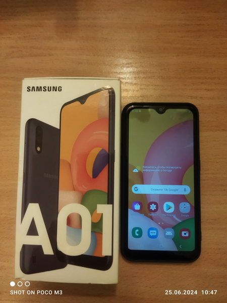 Samsung A01  с параметрами (2/16) в отличном состоянии