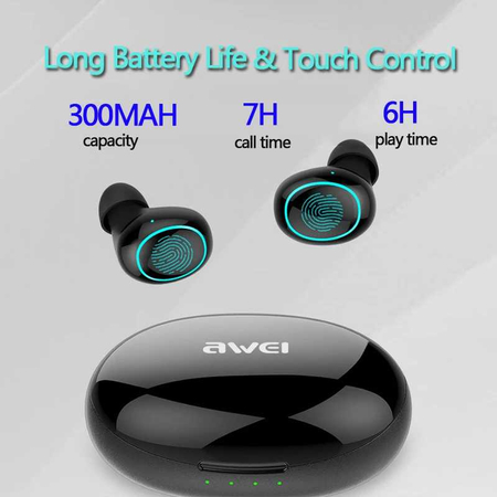 БЕСПЛАТНАЯ ДОСТАВКА. Беспроводные наушники Awei T60