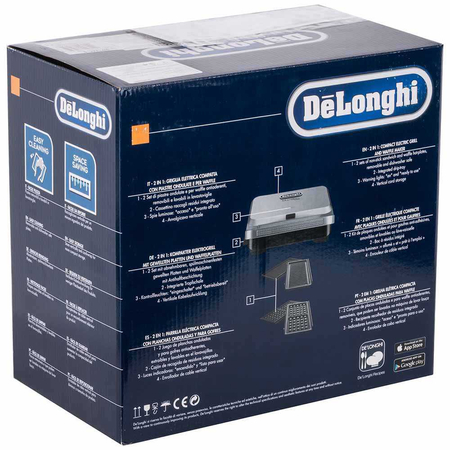 Электрогриль сэндвичница  De'Longhi SW12AC.S