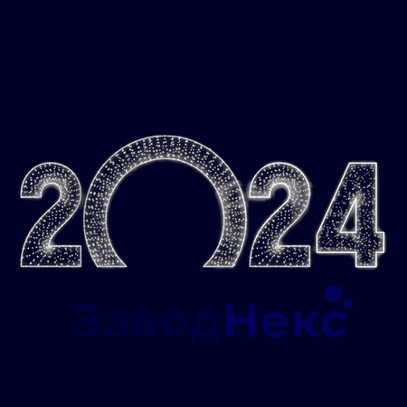 Новогоднее украшение фасадов зданий