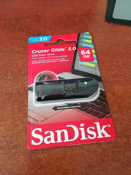 Флешка SanDisk Cruzer Glide 3.0 (64 gb)