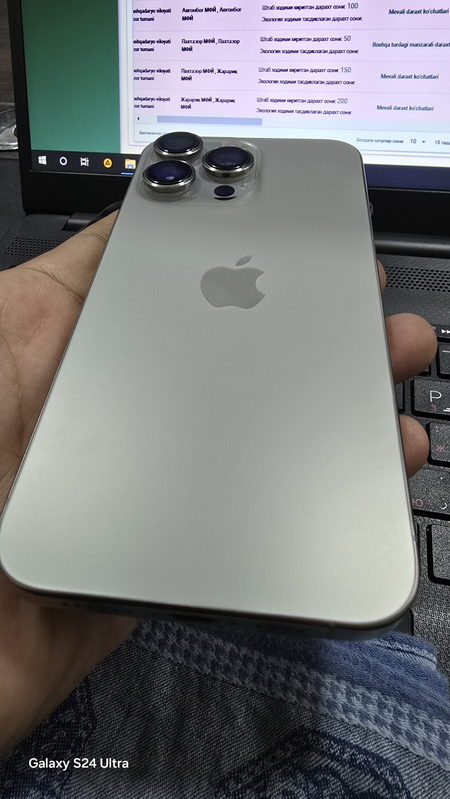 Iphone 15 pro max 256 gb natural titanium