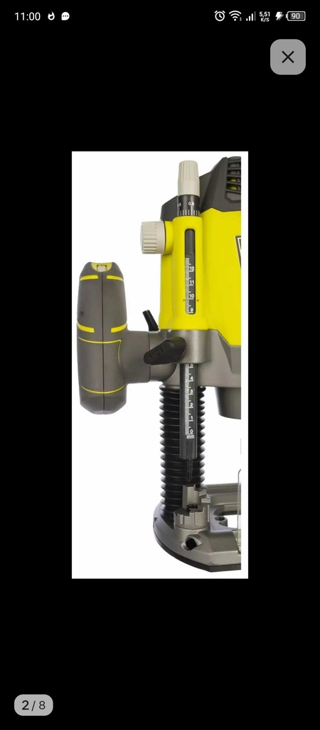 Frezer Ryobi mebelchilar kuxni va eshik sozlarga kerakli instrument