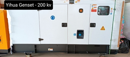Дизельный генератор YIHUA GENSET 200KWT ,dizelniy generator divijok