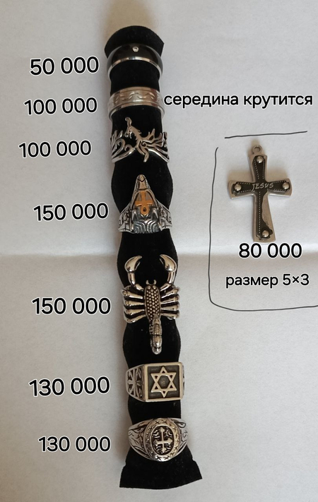 Кольца  стальные