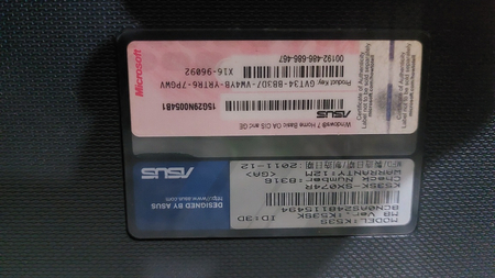 Notbuk нотбук Asus
