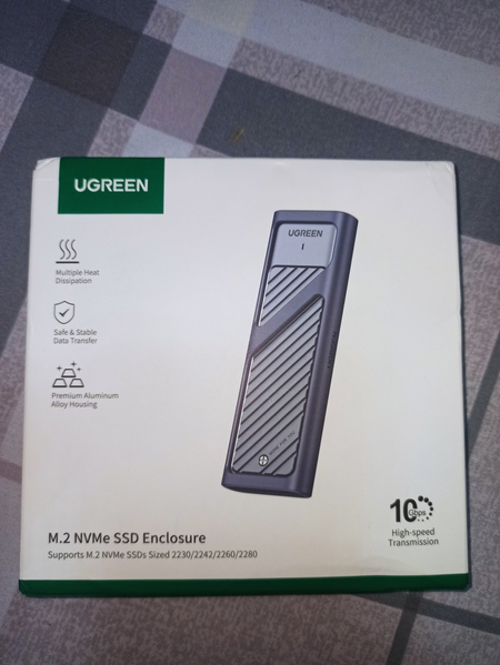 Ugreen 10 Gbps M.2 NVMe SSD Enlosure