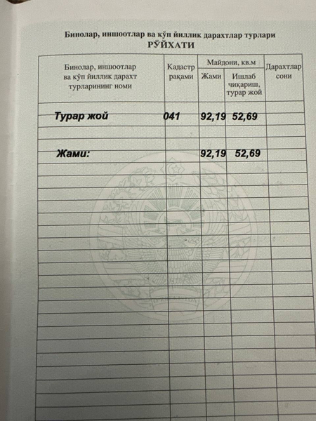 Продаю квартиру пяти-этажка, в хорошем жилом районе ( массив куйлюк)