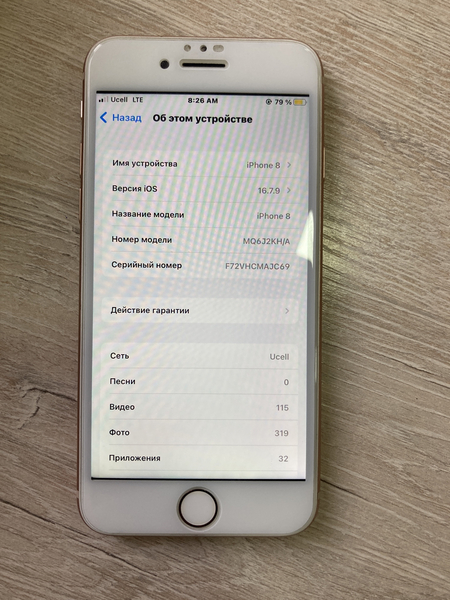 Iphone 8 holati ideal kh/a touch id ishlaydi
