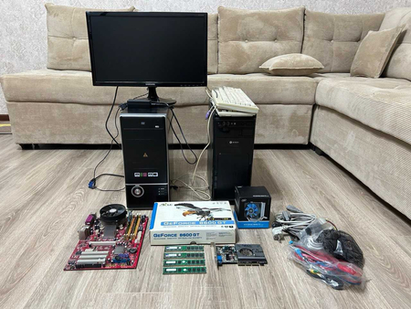 Компьютеры свои и монитор