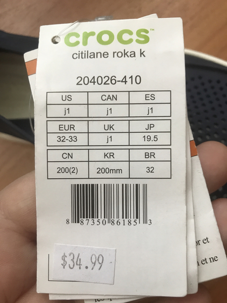 Crocs кроксы оригинал 32-33 р. Новые