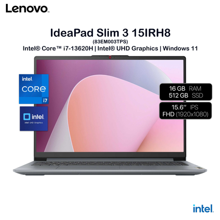 Lenovo IdeaPad Slim 3 Intel® Core™ i7-13620H 16/512GB 15,6