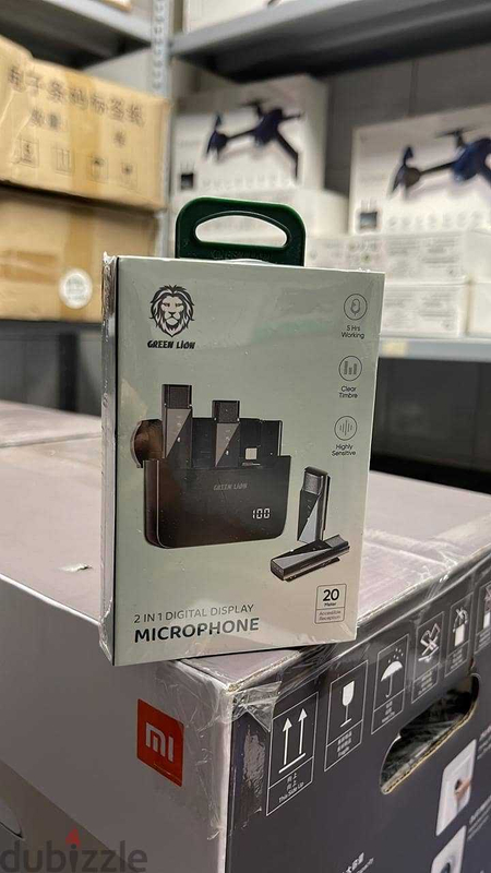 ДОСТАВКА! Микрофон-петличка Green Lion 2in1 Digital Display for iPhone