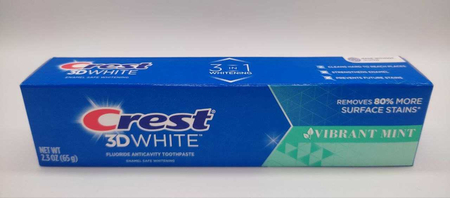 Crest 3d vibrant mint зубная паста мятная, 65г