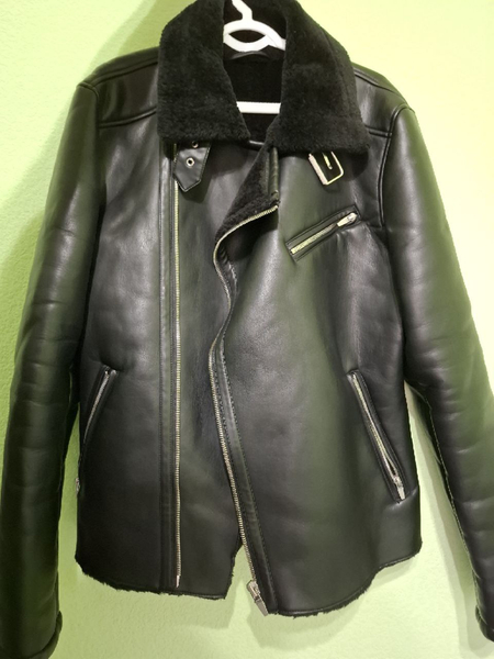 Куртка кожаная Zara Man размер L