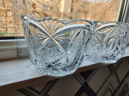 Вазы салатницы советский хрусталь