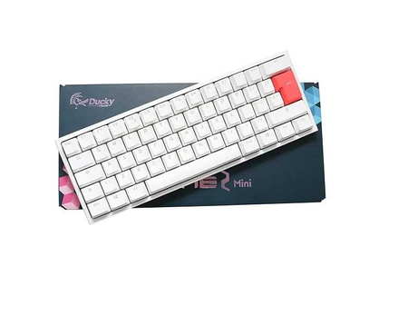 ^ Клавиатура Ducky One 2 Mini RGB - Cherry SILENT RED switch, US, PBT