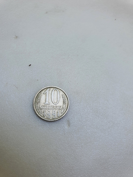 Монеты СССР 10к. 91г.
