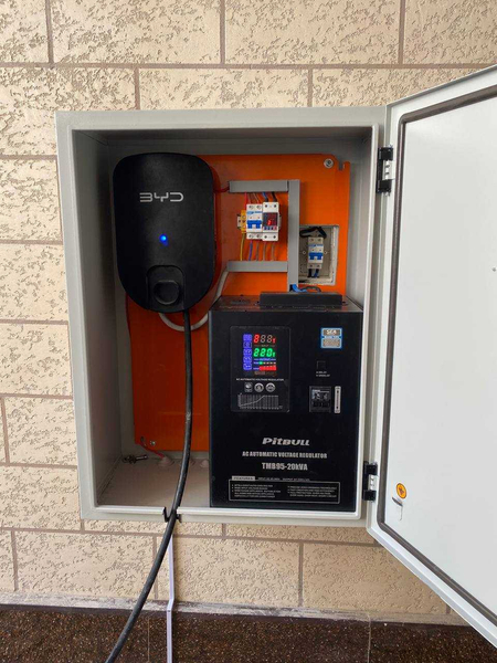 Elektromobil zaryadka ustanovka | Электромобиль зарядная станция E-14
