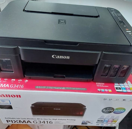 Принтер Canon IJ MFP PIXMA G3416 МФУ 3в1 Черный