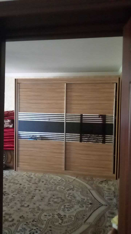 Спальный комплект мебели (Шкаф + трюмо + комод + 2 тумбочкы)