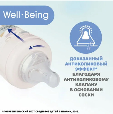 Бутылочка Chicco Well-Being