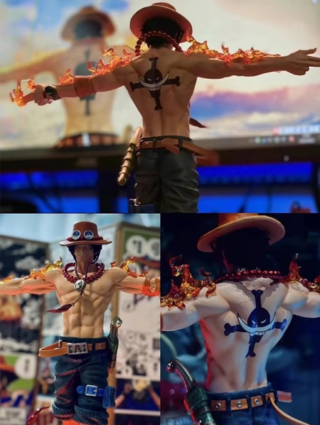 Фигурка Эйс из аниме Ван Пис / One Piece / Ace
•С коробкой и подсветк