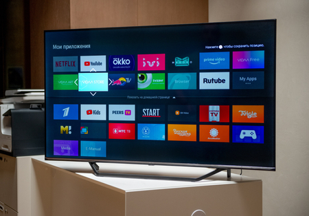 Телевизор Hisense 55A63H 55”QLED UHD Smart TV VIDAA Официальный