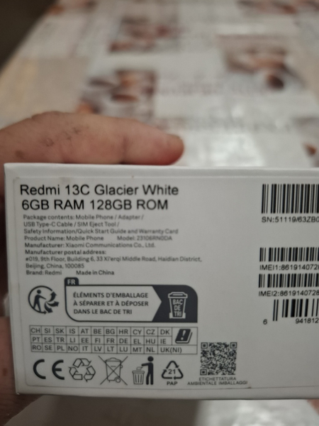 Redmi 13 C   6GB RAM 128 GB ROM