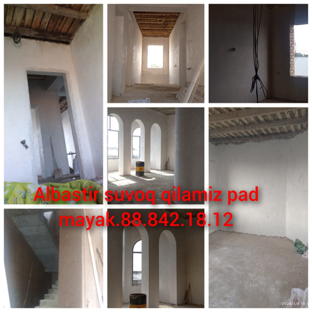 Albastir suvoq qilamiz pad mayak.Toshked bôycha 100% javob ishimizga .