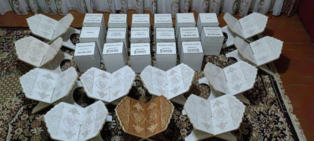 Pul yig'oladigan Quti va Qur'on kitobi uchun Lavhlar
