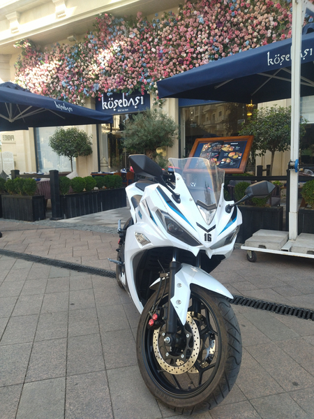 Электромотоцик Yamaha R3 5000ват 100Ампер Литионная батарея Срочно