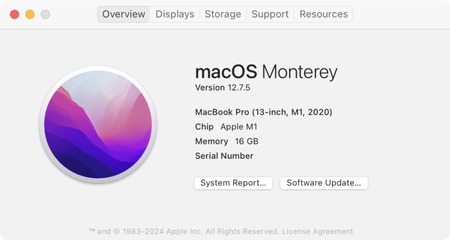Продам Macbook Pro M1 13” 16/512