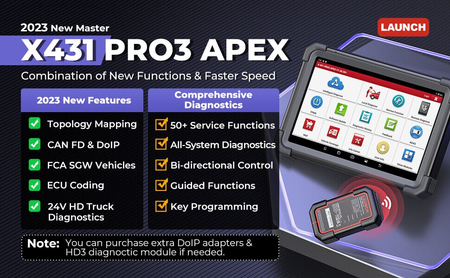 Launch X431 PRO3 Apex