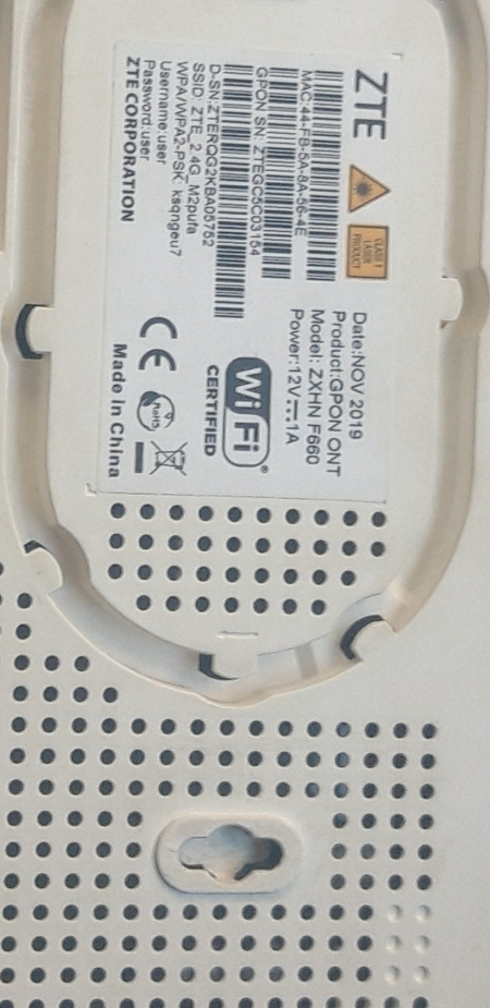 ZTE F660 Uzteleqomga tushadi