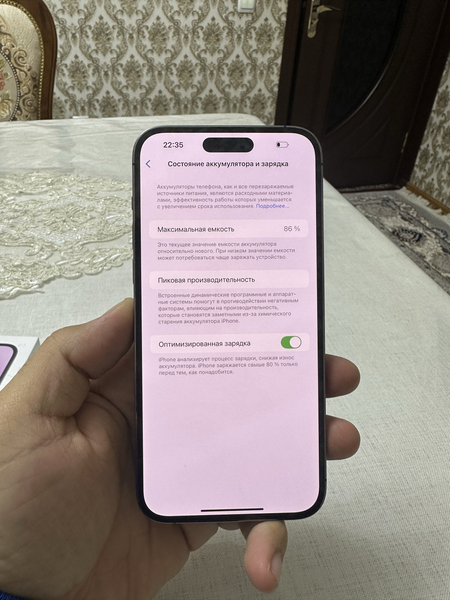 Iphone 14 pro max 128 gb LL/A amerika esim 86% batreka