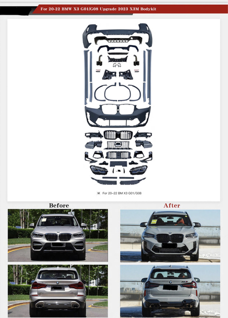 BMW X6. X5. X4. X3. X2. X1
