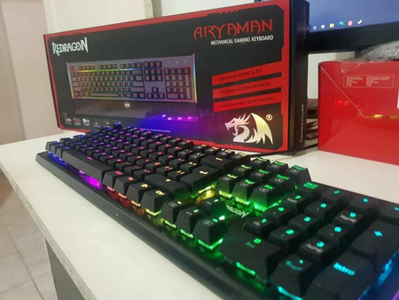 СКИДКА! Hot-Swap/Механическая Проводная Клавиатура Redragon Aryaman RG
